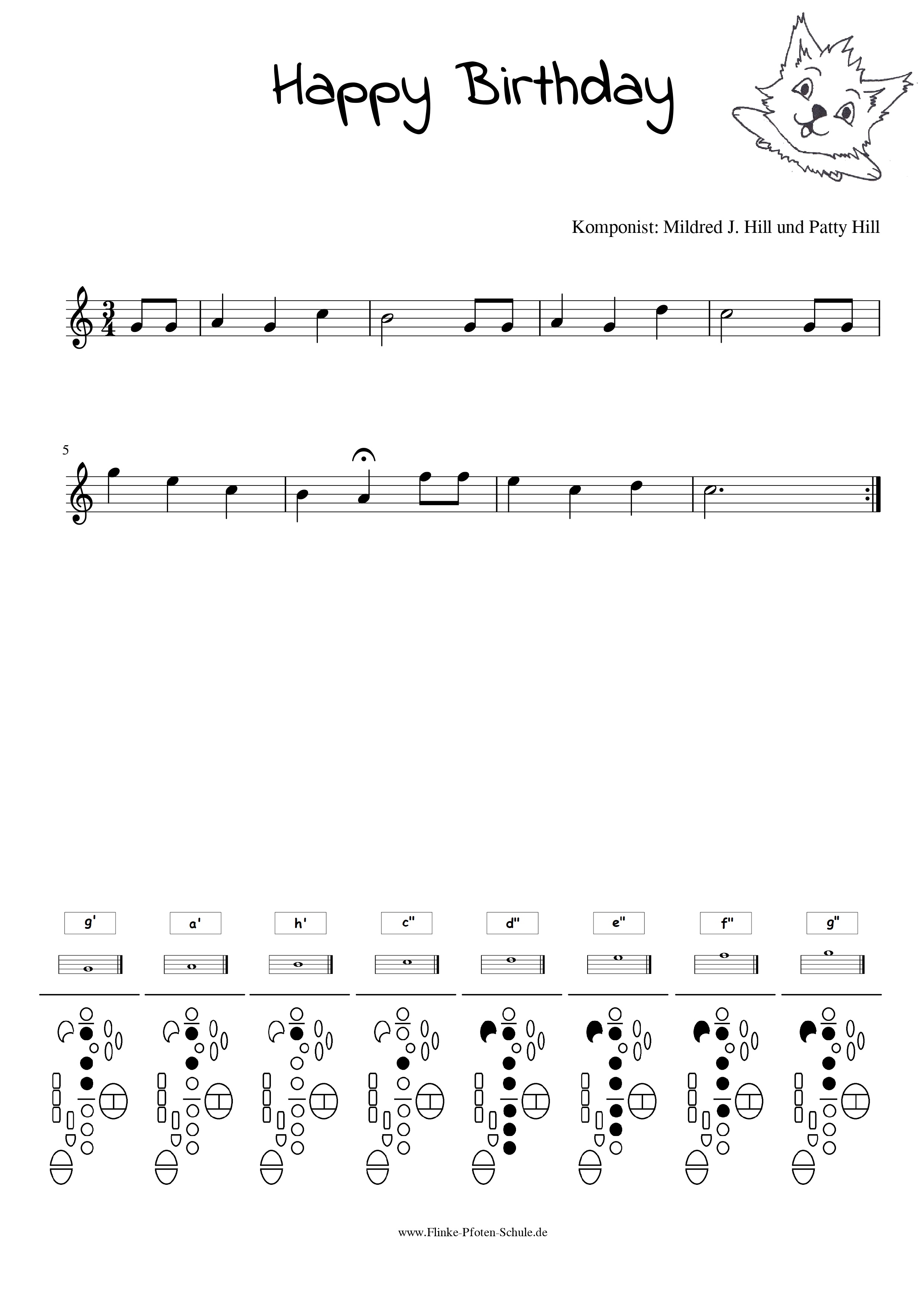 Flinke-Pfoten-Schule - Happy Birthday